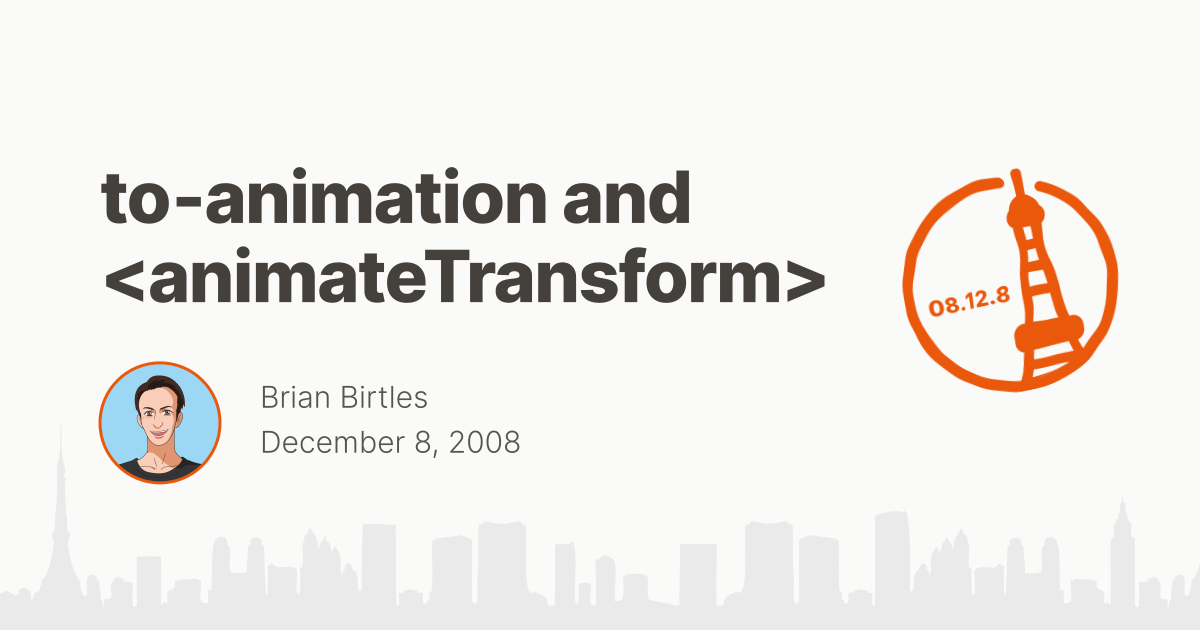 to‑animation and - Brian Birtles’ Blog